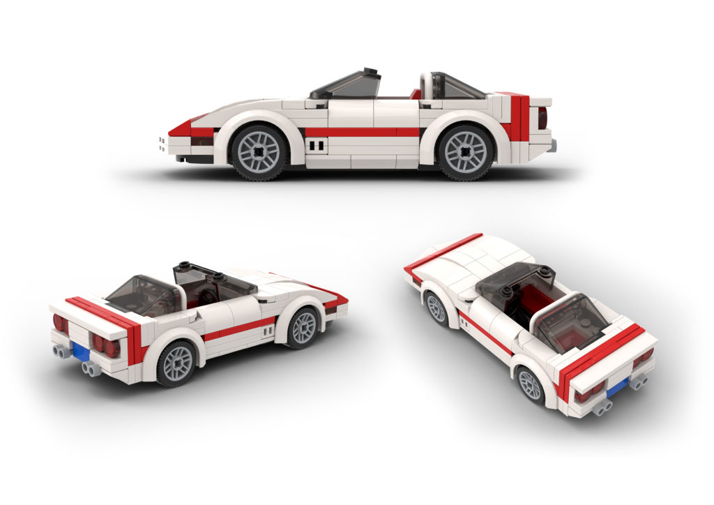 Faceman's C4 Corvette (The A-Team) - Jerry Builds Bricks