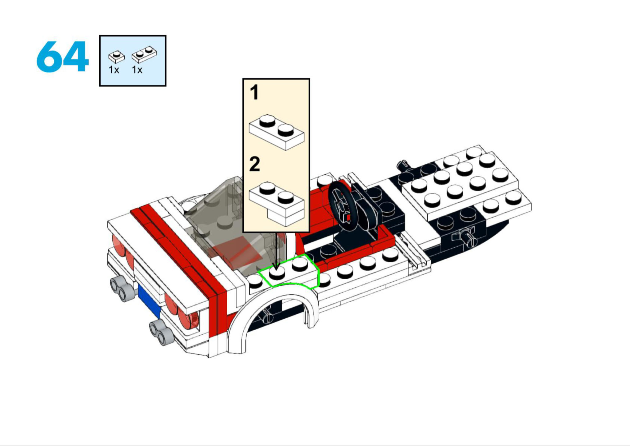 Faceman's C4 Corvette (The A-Team) - Jerry Builds Bricks